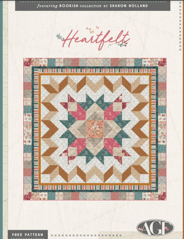Heartfelt Free Quilt Pattern | The Quilters Closet
